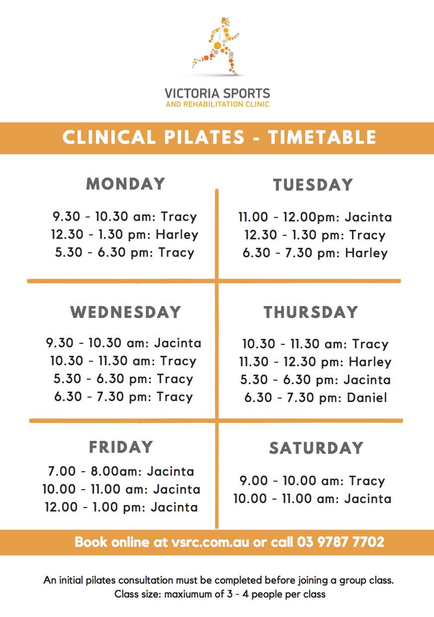 Pilates-Timetable-Jul19-1 | Victoria Sports and Rehabilitation Clinic ...